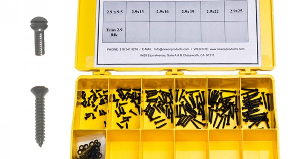 7973BZASST COUNTERSUNK OVAL SLOT ASSORTMENT