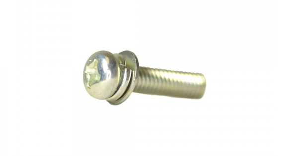 JIS B1188 PAN HEAD MACHINE SCREW SEMS M4X16, M8 ZINC