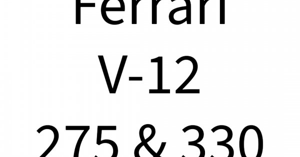 ferrari engine parts