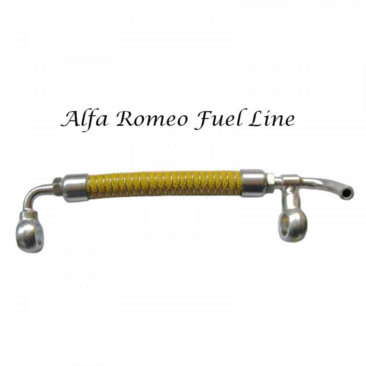 YELLOW FUEL HOSE WITH WIRE WRAP M 06 I.D X 15 O.D